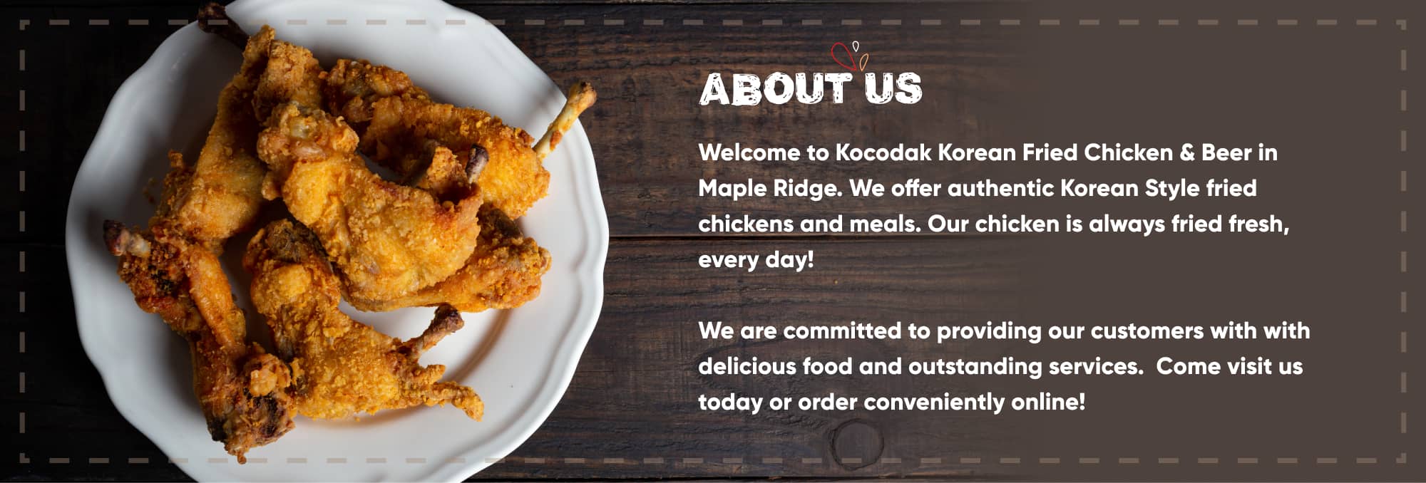 Kocodak Fried Chicken & Beer | Korean Fried Chicken in Maple Ridge ...