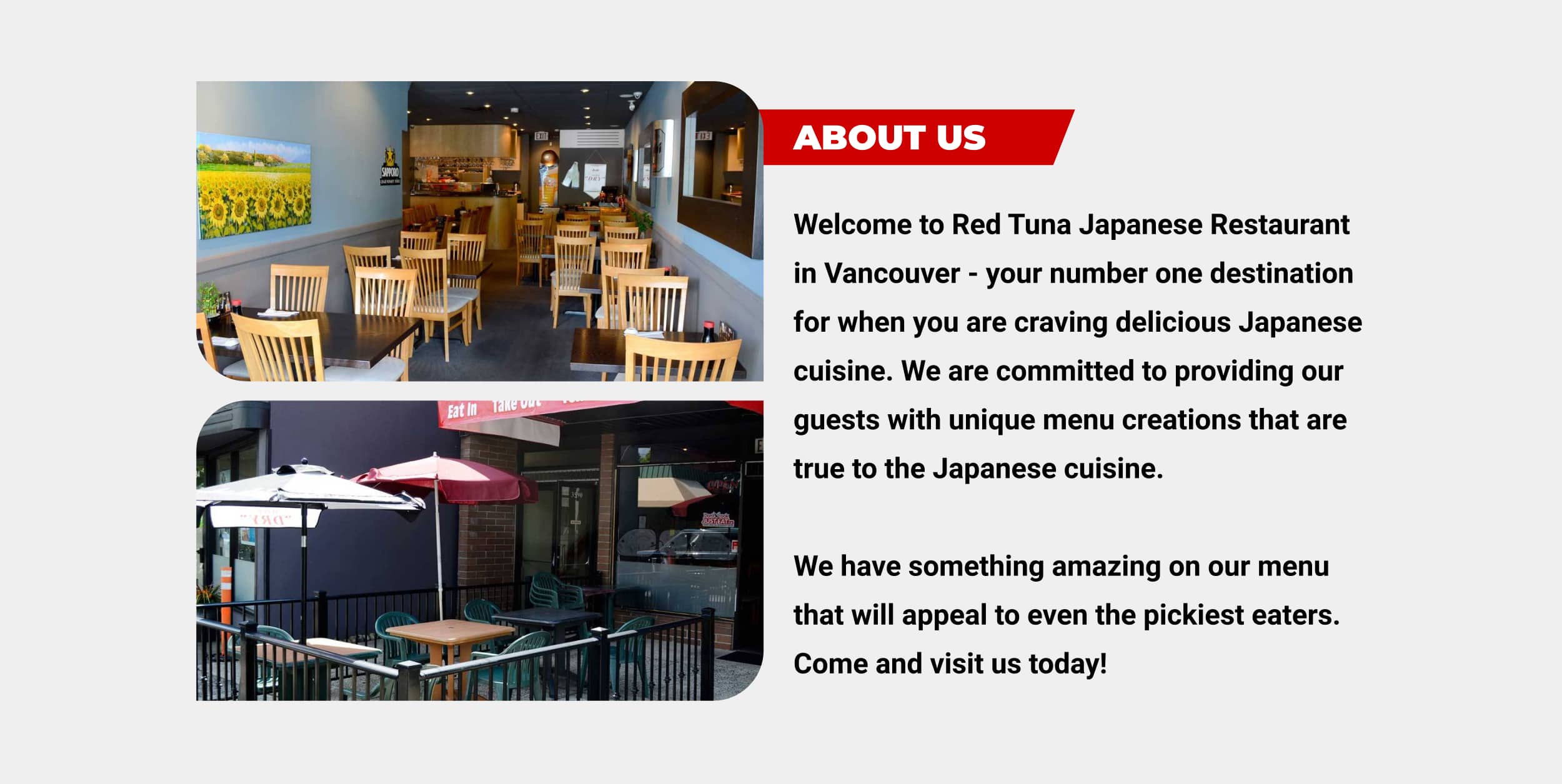Red Tuna | Japanese Restaurant in Vancouver | Order Online