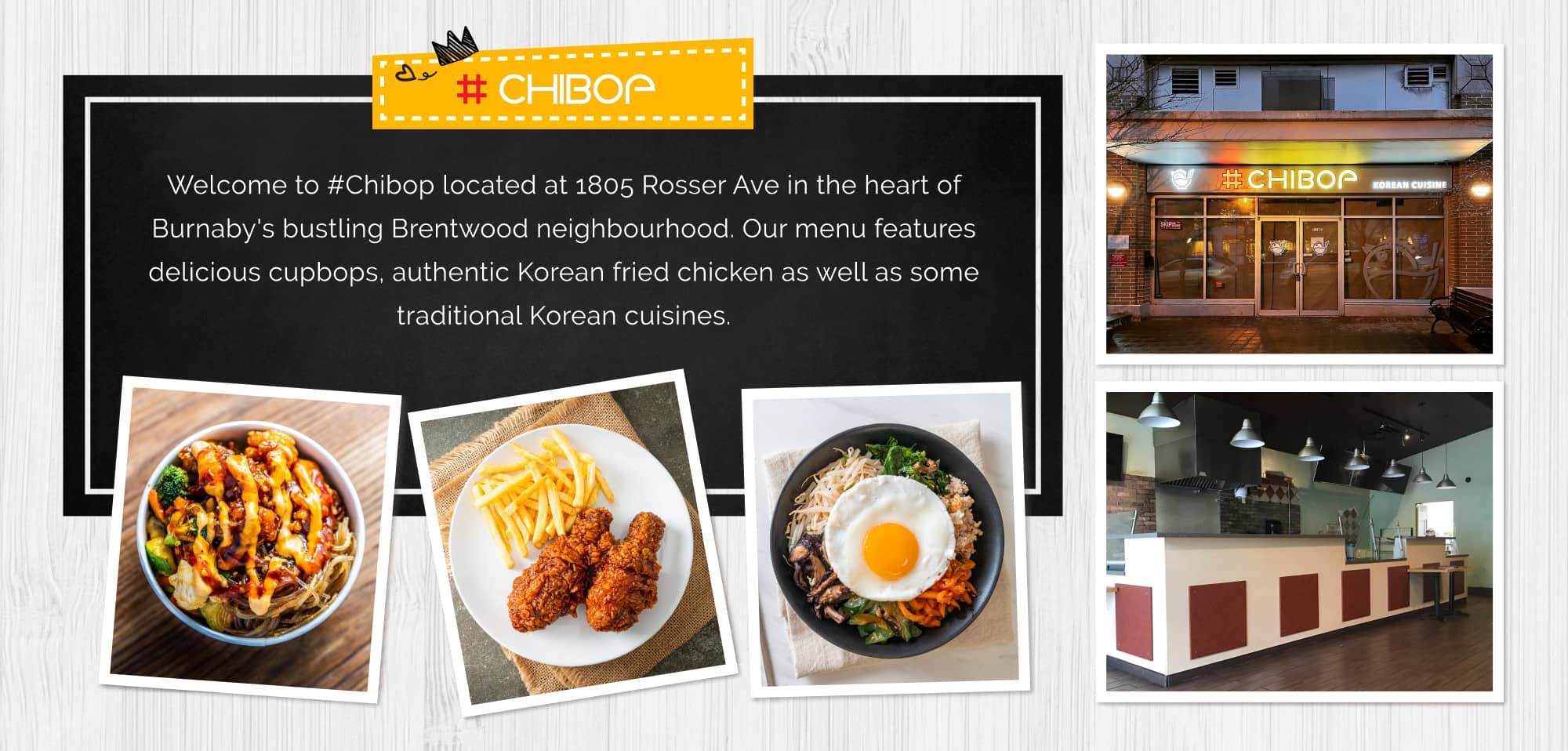Chipob | Korean Restaurant in Burnaby | Order Online