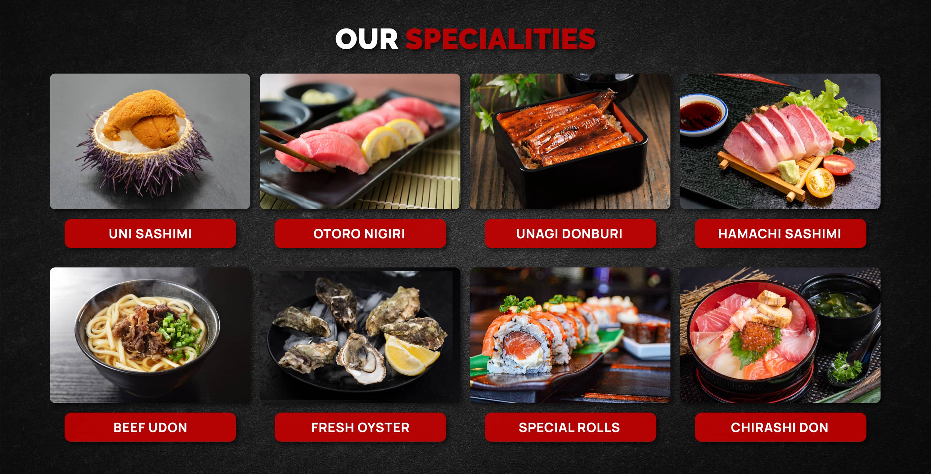 Hanako Sushi | Japanese Restaurant in Surrey | Order Online