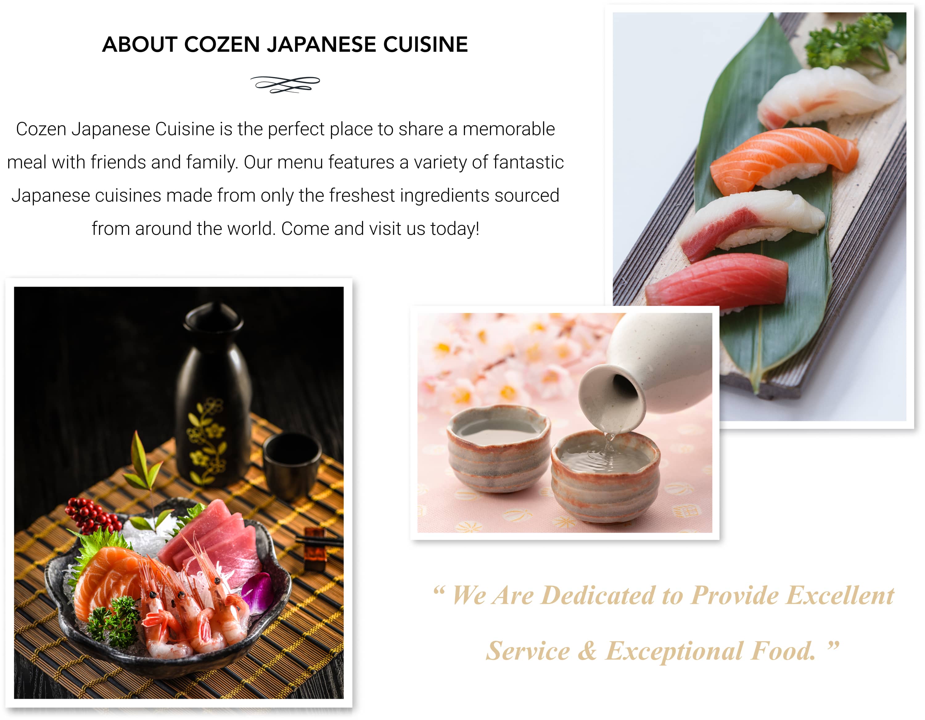 Cozen Sushi | Japanese Restaurant in Vancouver | Order Online