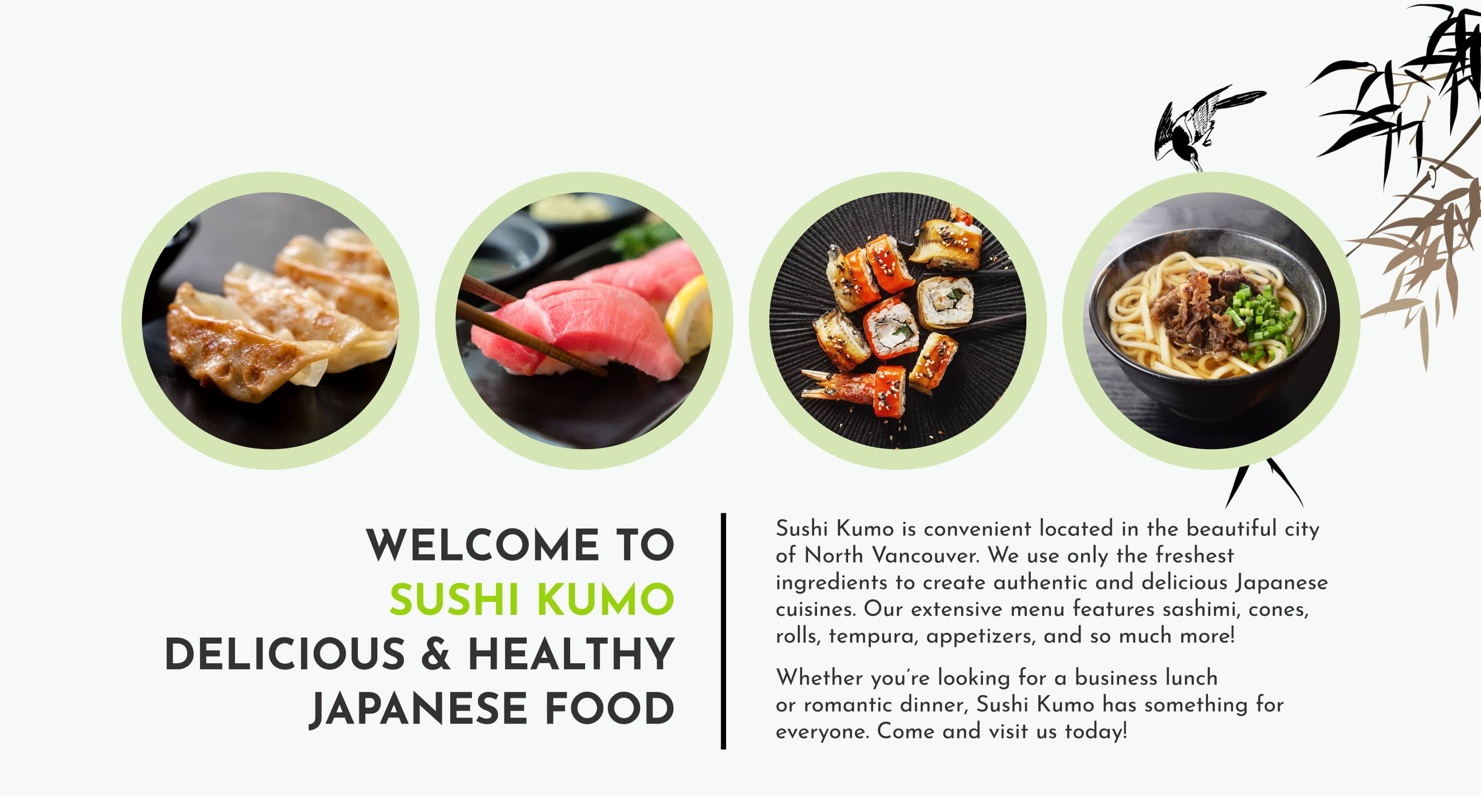 Kumo Sushi Japanese Restaurant In North Vancouver Order Online