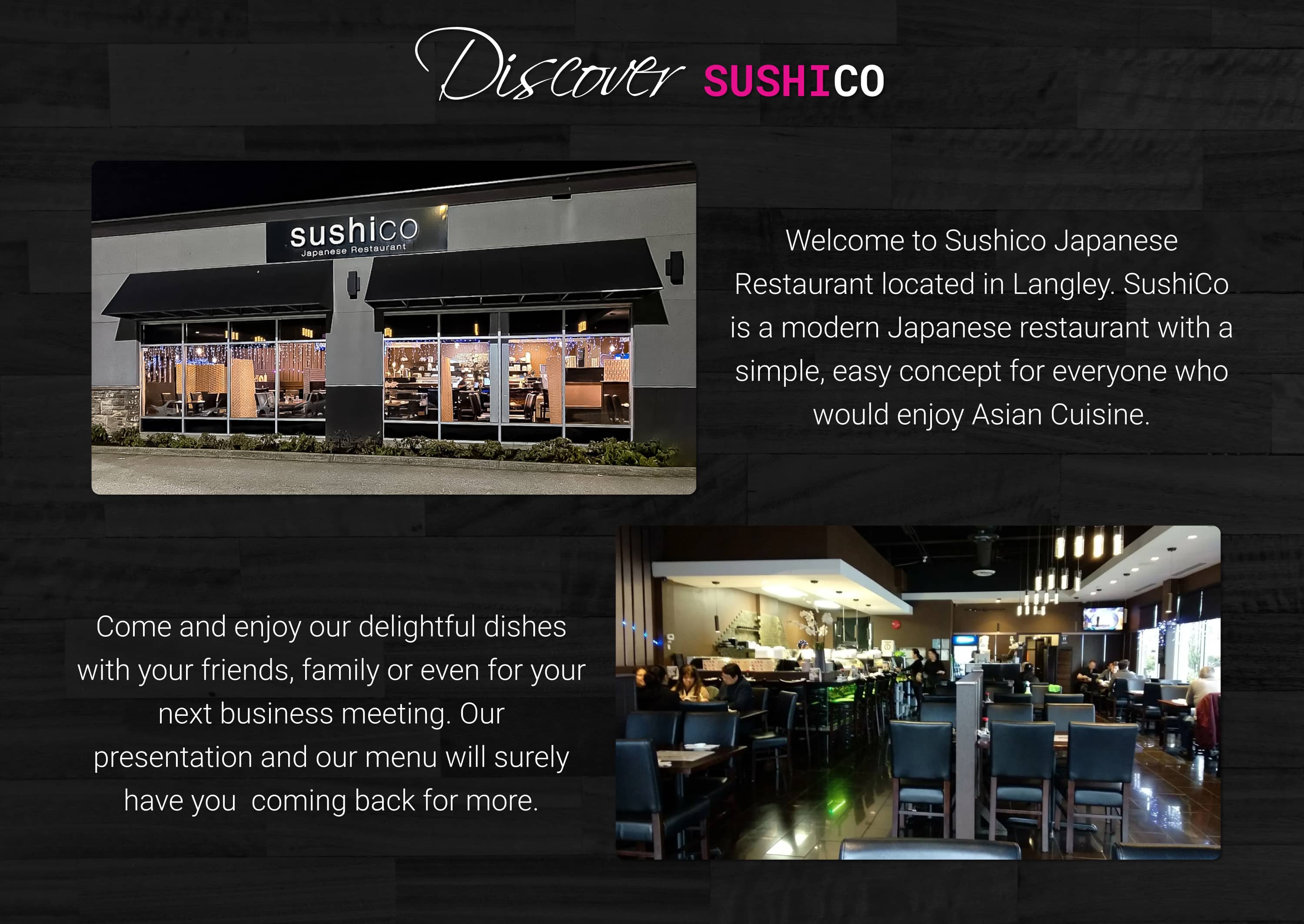 SushiCo | Japanese Sushi Restaurant in Langley | Order Online