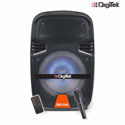 DIGITEK DBS-200 400 WATT PORTABLE BLUETOOTH WIRELESS SPEAKER WITH MIC ...