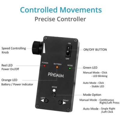 PROAIM 3' CURVE-N-LINE VIDEO CAMERA SLIDER WITH MOTION CONTROL SYSTEM ...