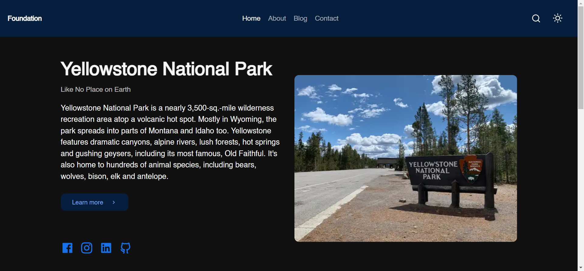 GitHub - CodeLikeAGirl29/foundation-gatsby: A blog site about National ...