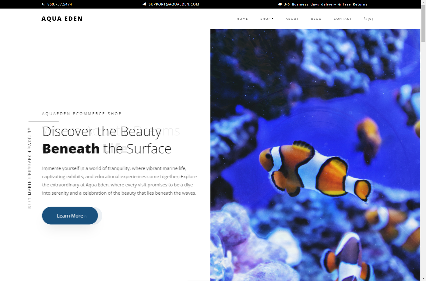 GitHub - CodeLikeAGirl29/aquaeden: Connect with Nature's Aquarium – Welcome to AquaEden. - 🦈 🐬 ...