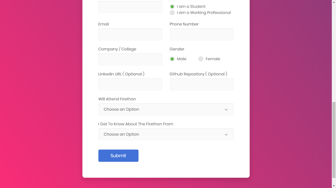 Github Hunk7bootstrap Form With Php Mailer Function Bootstrap Form Custom Logo Gradiant