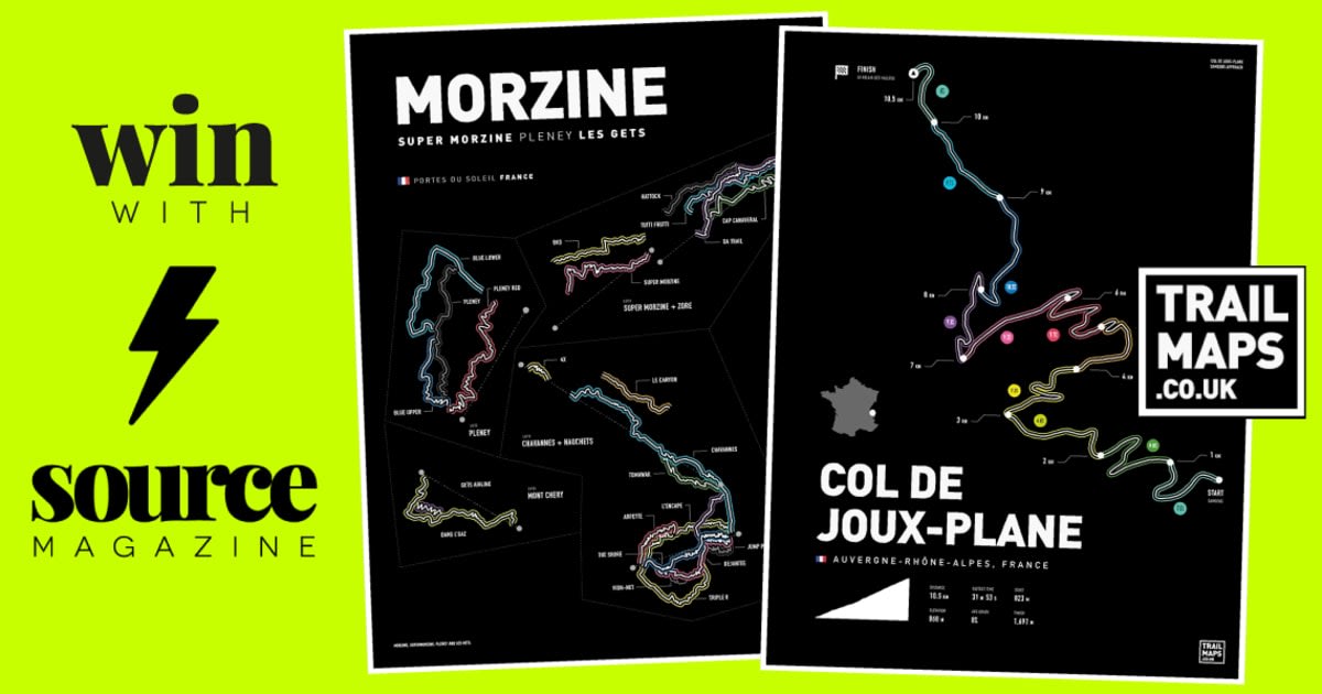 Win with Source Magazine and TrailMaps.co.uk