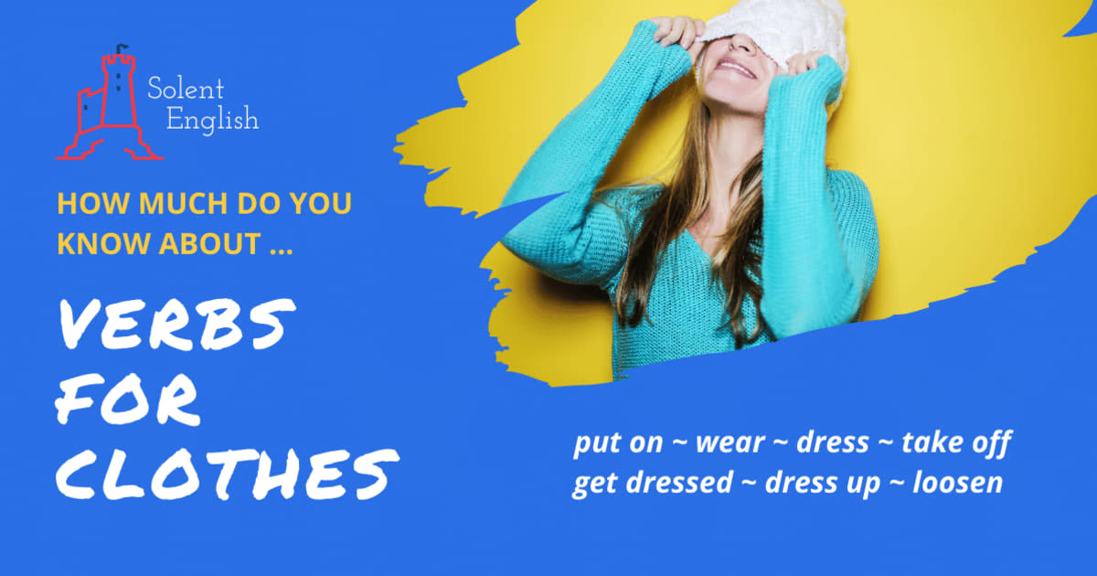 Verbs for clothes