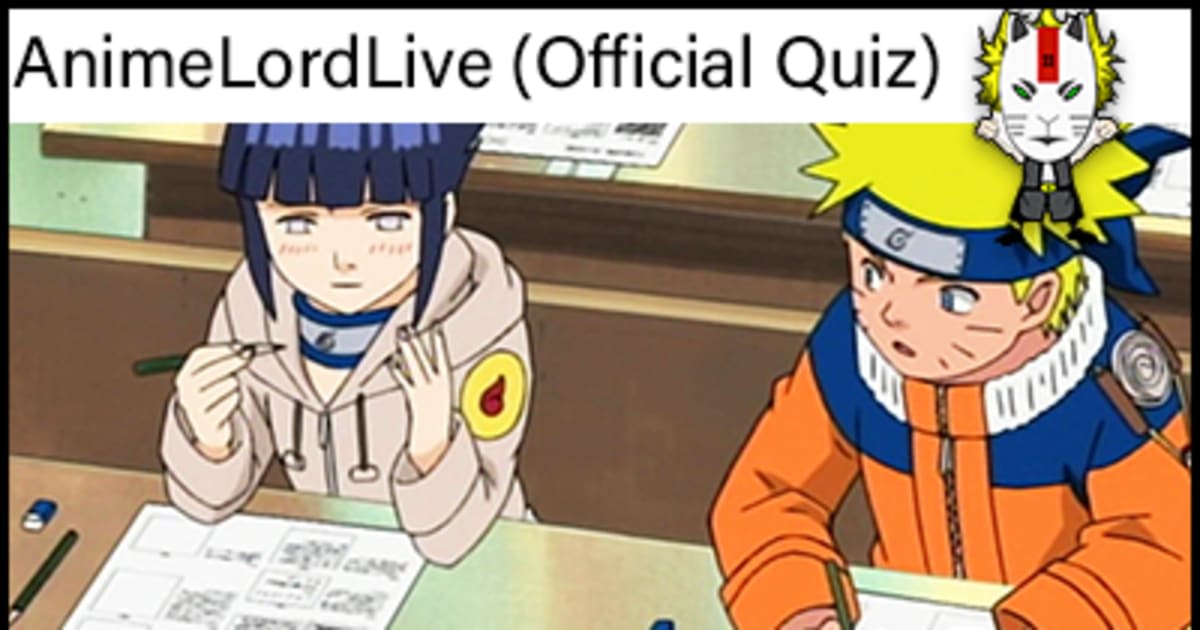 Official AnimeLordLive (Naruto Quiz)