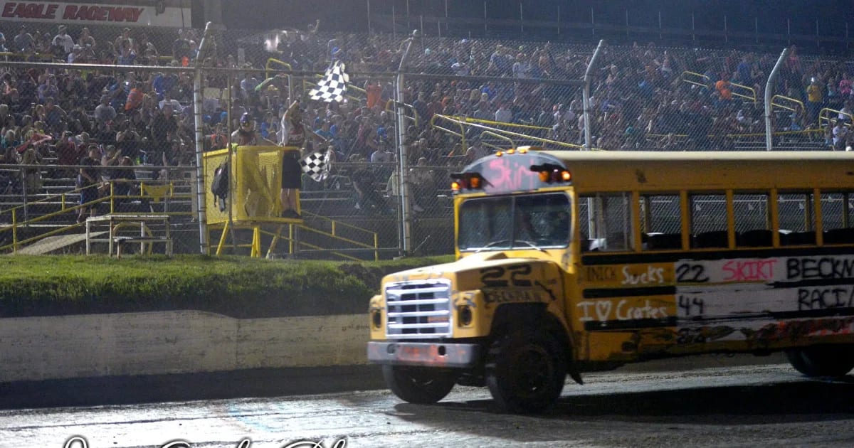 VOTE FOR DRIVERS YOU WOULD LIKE TO SEE IN THE SCHOOL BUS RACE THIS SATURDAY