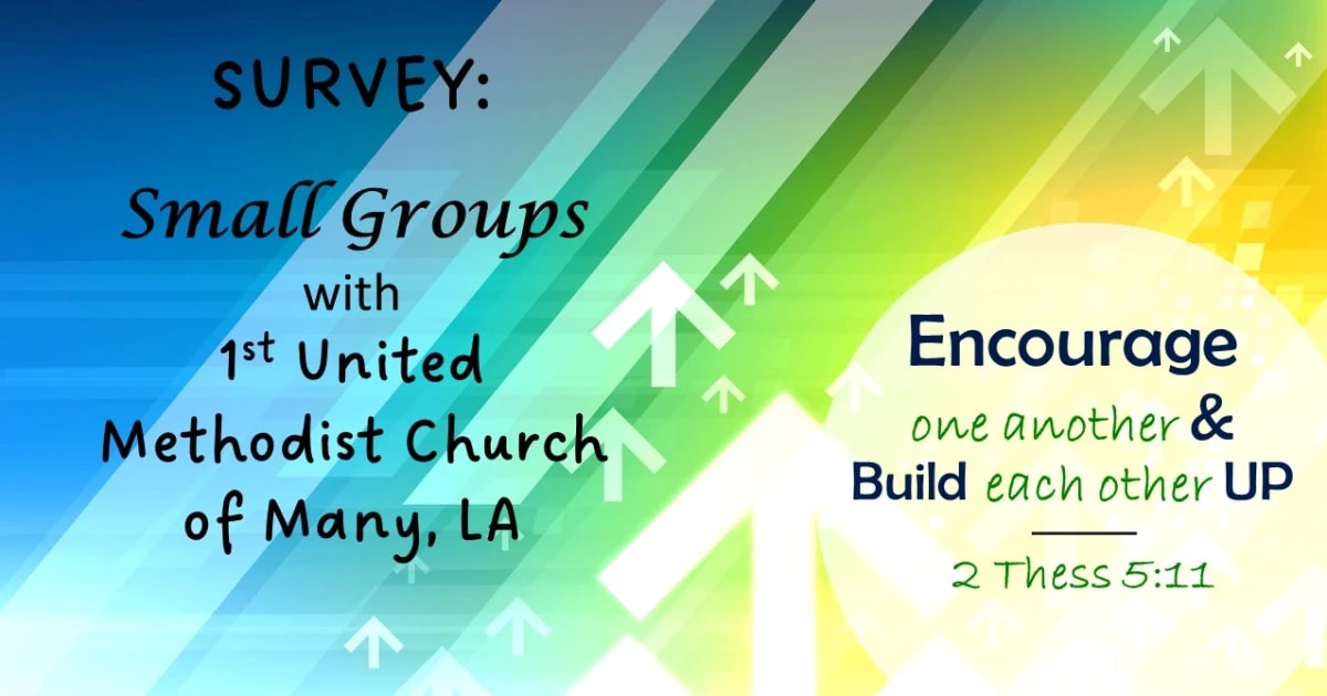 Small Groups with 1st United Methodist Church of Many