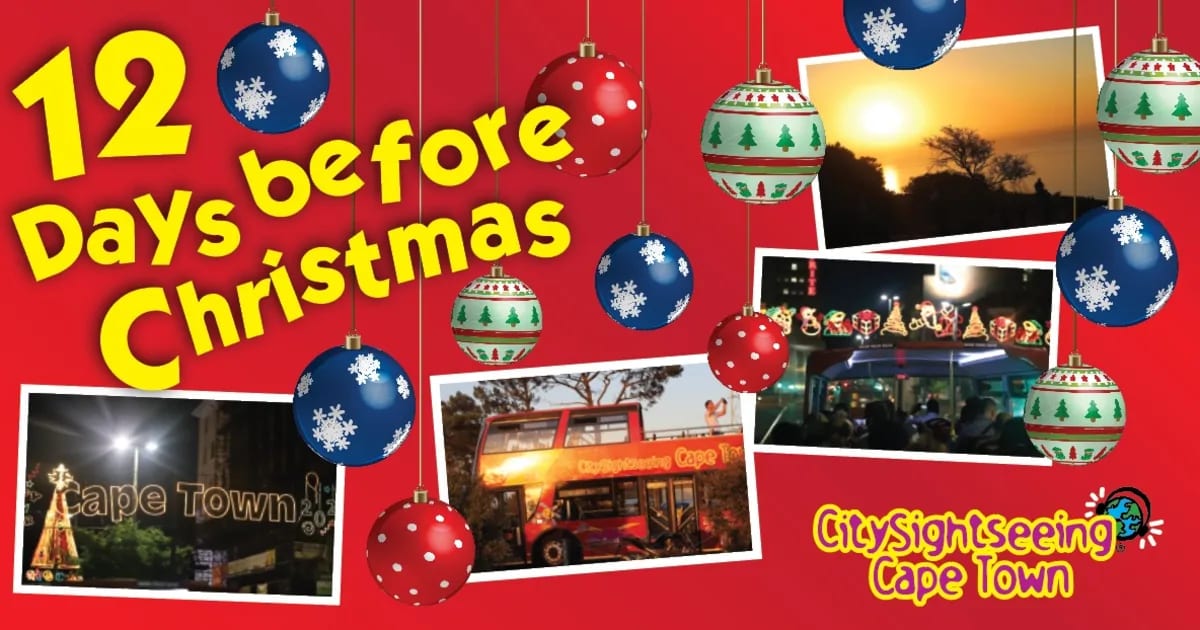 12 DAYS BEFORE Christmas.. Win 1 of 12 Sunset Bus trips for two...