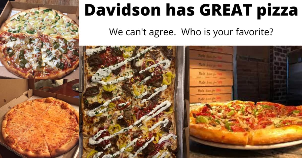 Davidson's Pizza Poll