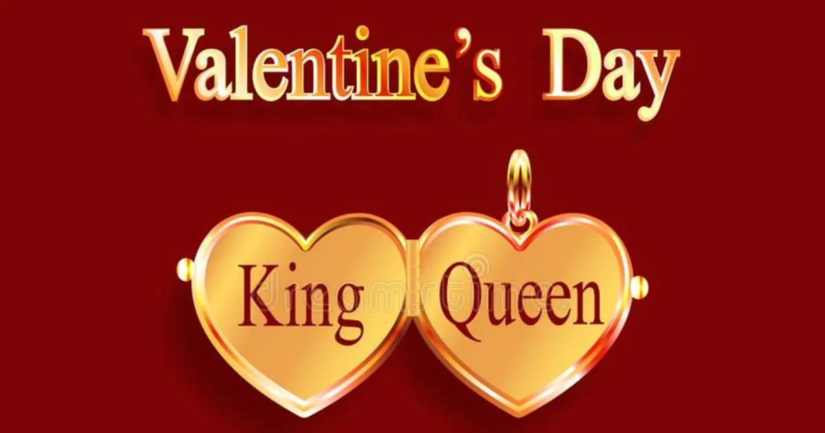 Valentine King and Queen