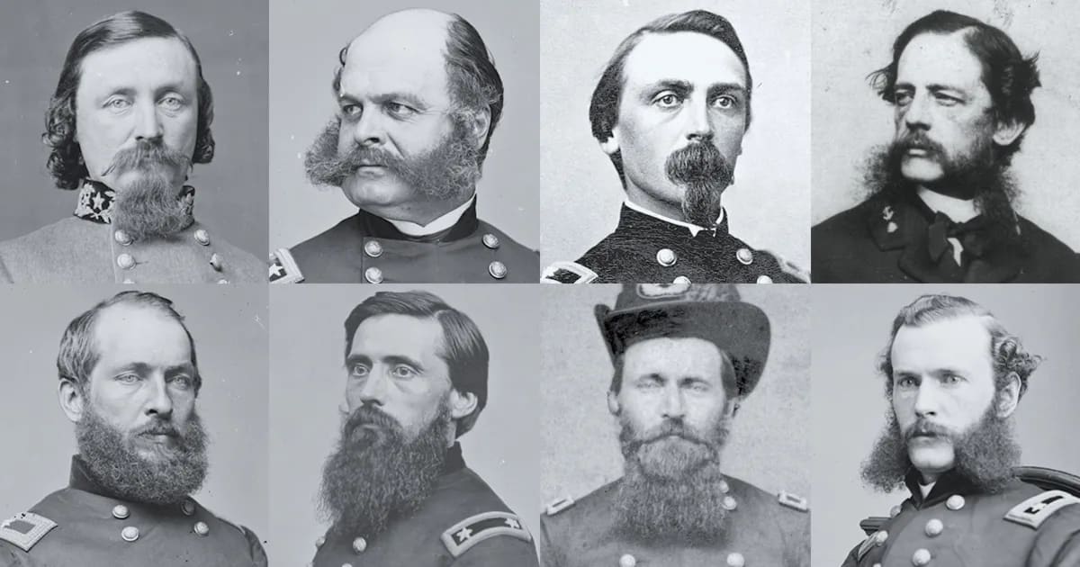 Mustache Madness: The Battle of Civil War Beards - SWORD and MUSKET ...