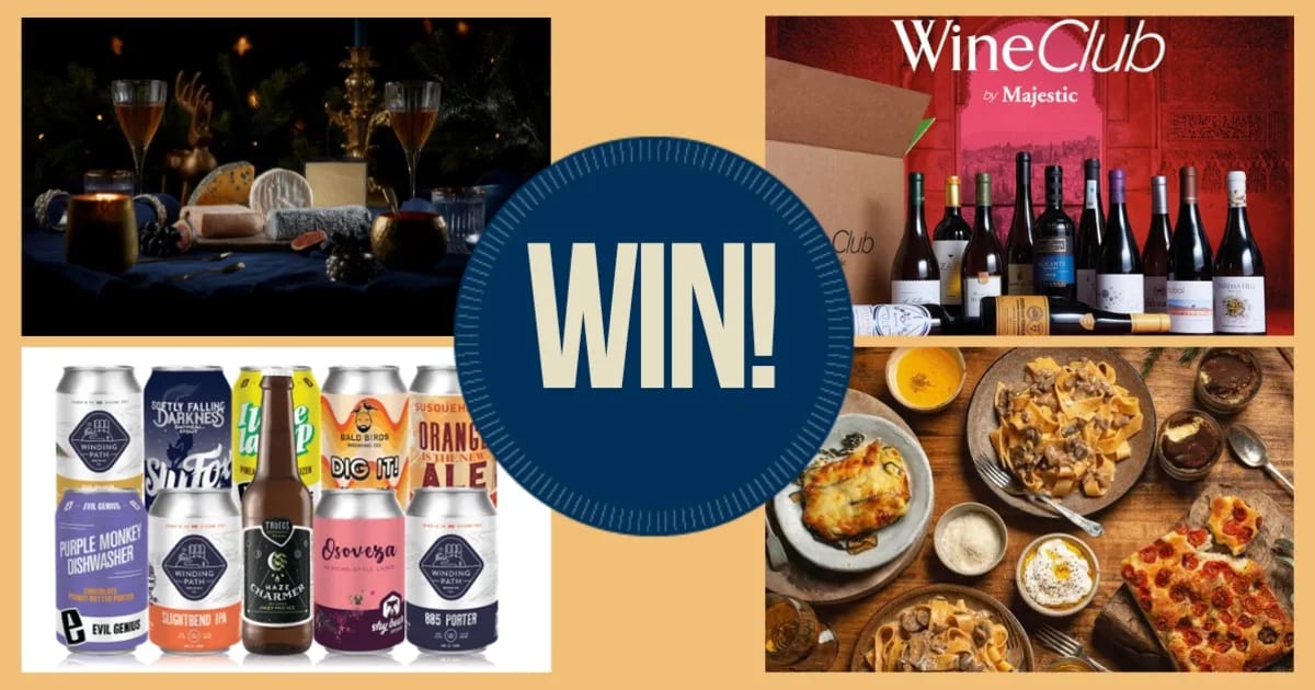 Win a Christmas prize bundle - Wine, Cheese, Beer and Pasta!