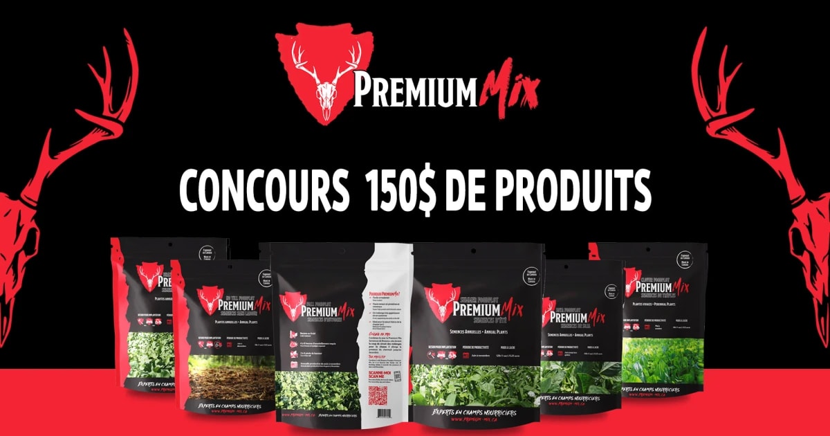 Tirage de 150$ de produits Premium Mix