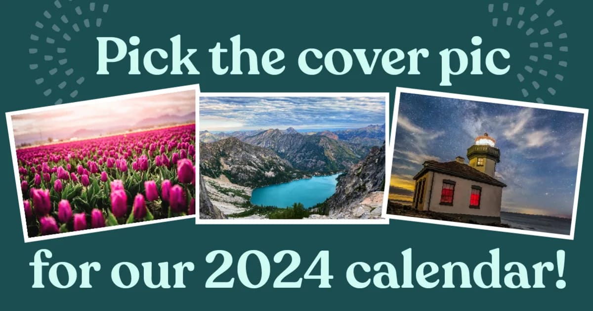 Select your 2024 Member Calendar cover photo!
