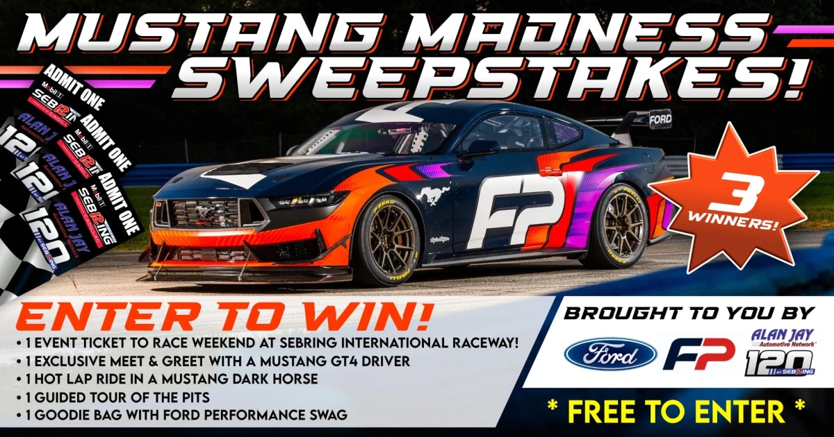 "MUSTANG MADNESS" Sweepstakes Giveaway!!