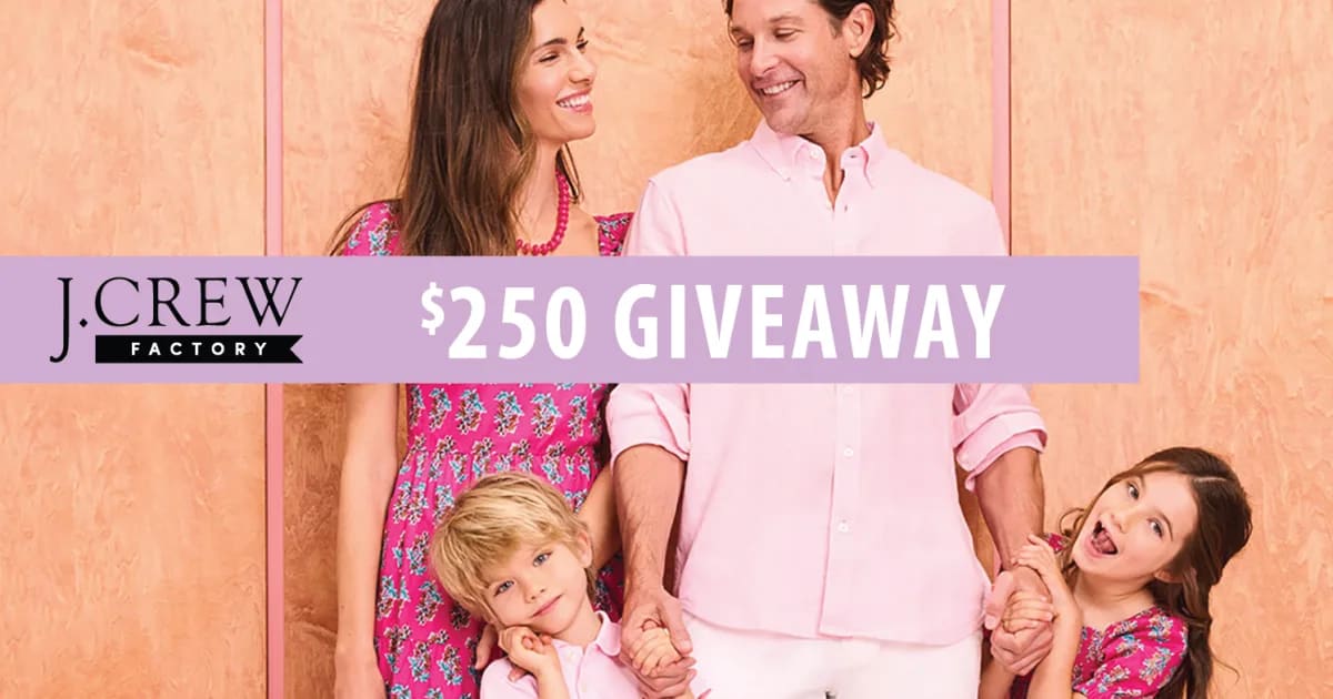 ENTER TO WIN: $250 J.Crew Factory Gift Card
