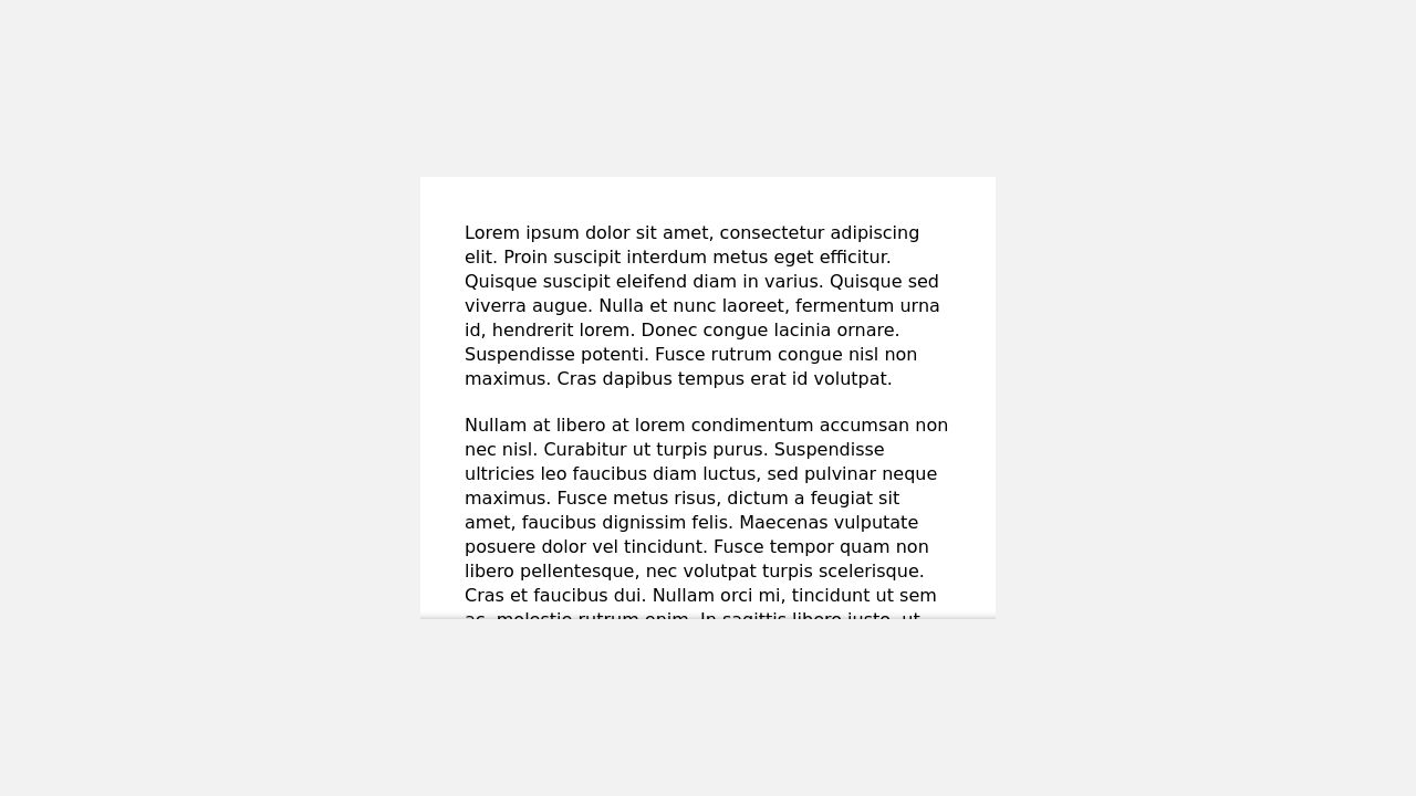 Completely CSS: Scrolling shadows