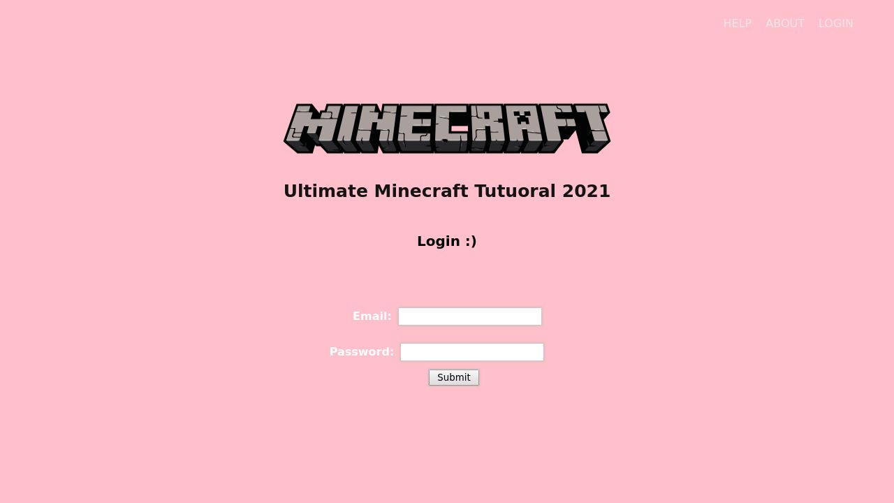 The Ultimate Minecraft Tutorial