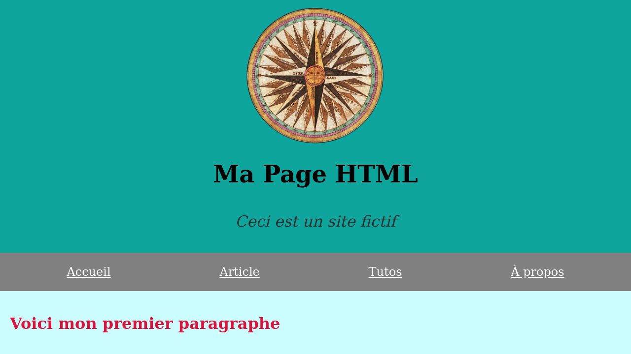 Challenge création page HTML SIMPLE