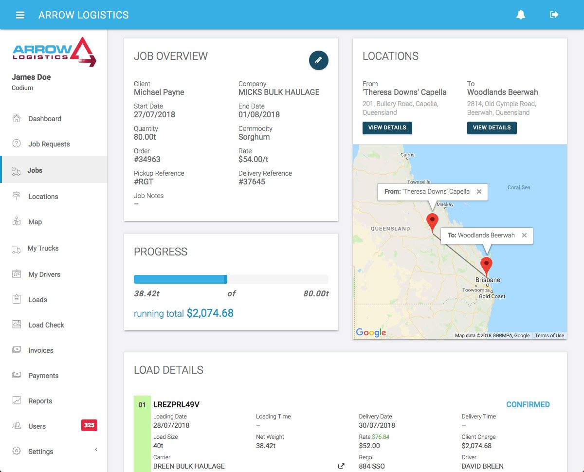 Arrow Logistics - Codium