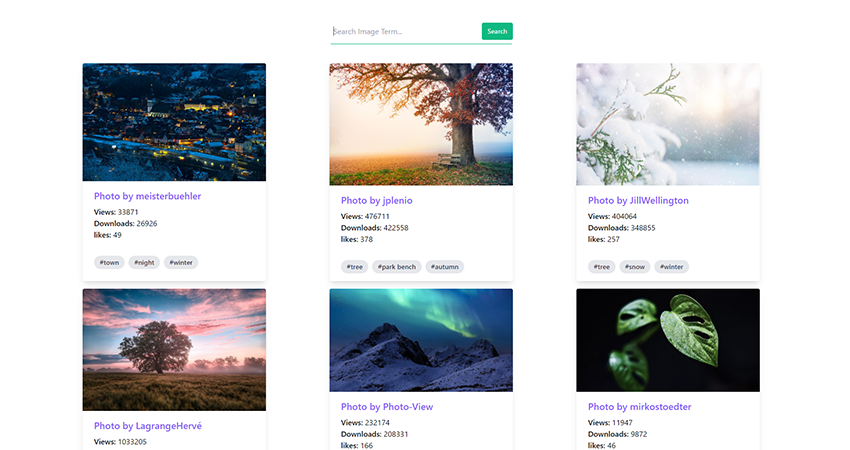 Github Coffmanjrpreact Pixabay Image Gallery
