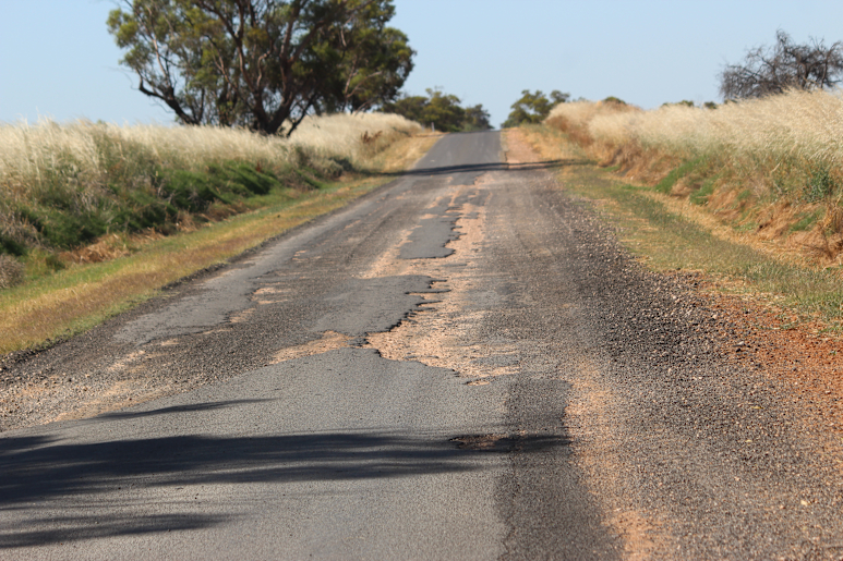 Safety fears over crumbling roads