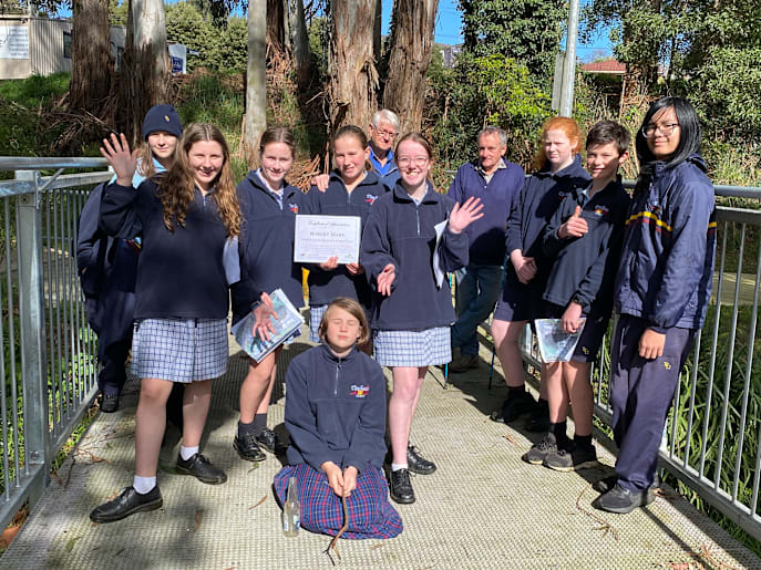 Students work together in Timboon