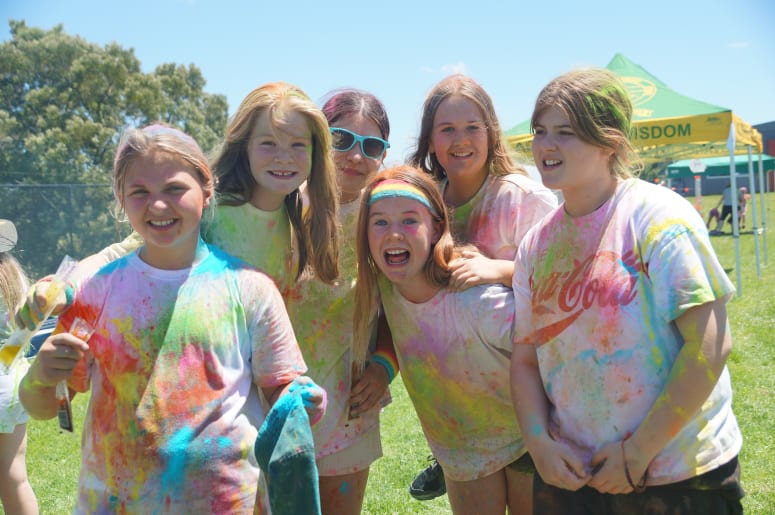 Colour run fun Colour run fun