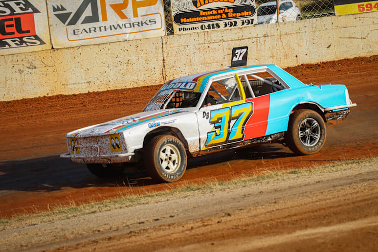 Sprintcar, Santa Claus and Fireworks at Nyora Raceway