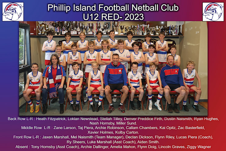 Congratulations to U12 Red for a successful season!