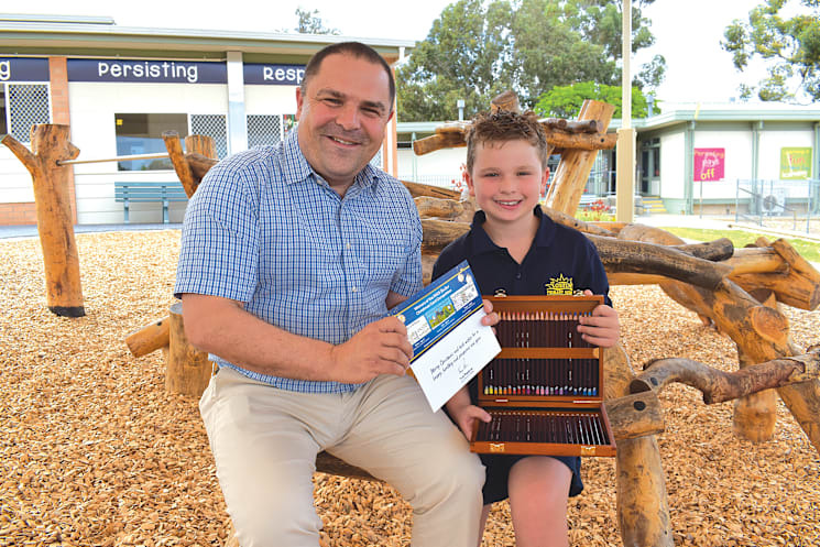 Tyson's the Christmas card winner