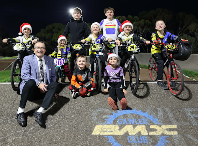 Gawler BMX Club gets ready for Christmas