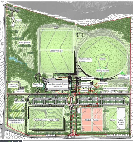Designs for sports complex released