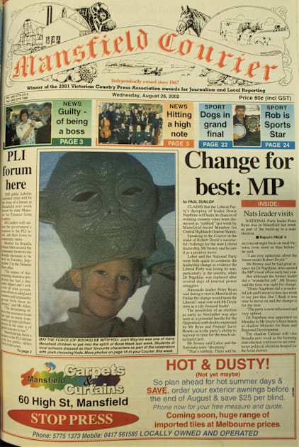 Way Back Wednesday – a look back at what was making news 20 years ago ...