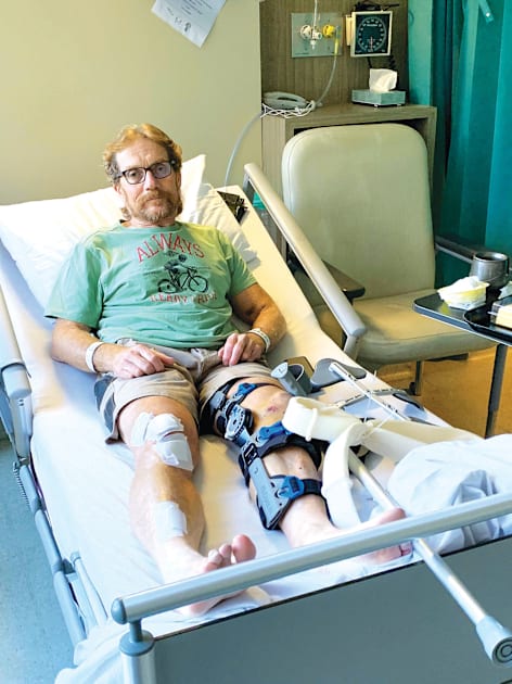 Look for bikes, says Brian, after near fatal incident