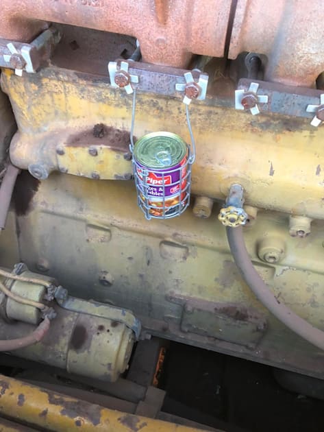 Engine cooking warms the heart