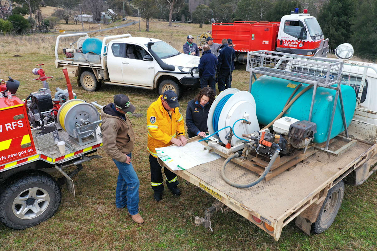 Private farm fire fighting vehicles
