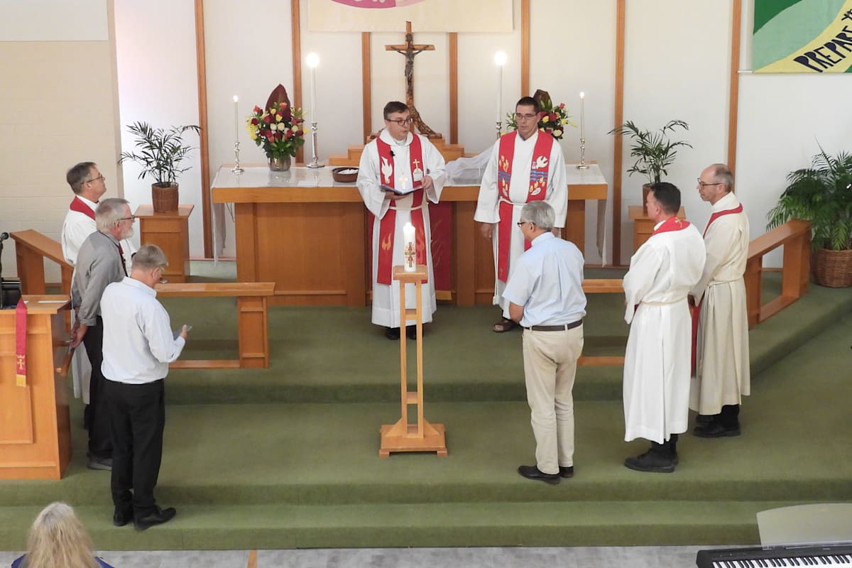 Congregation welcomes pastor Peter