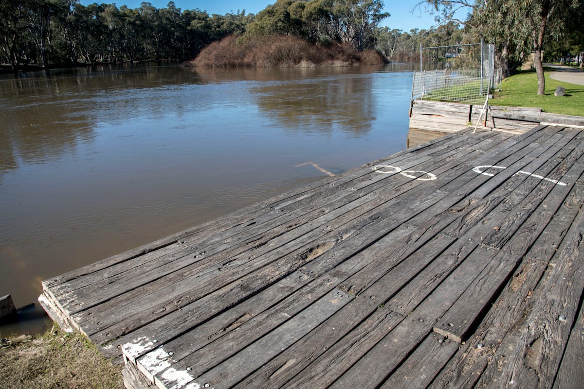 Murray River on the rise