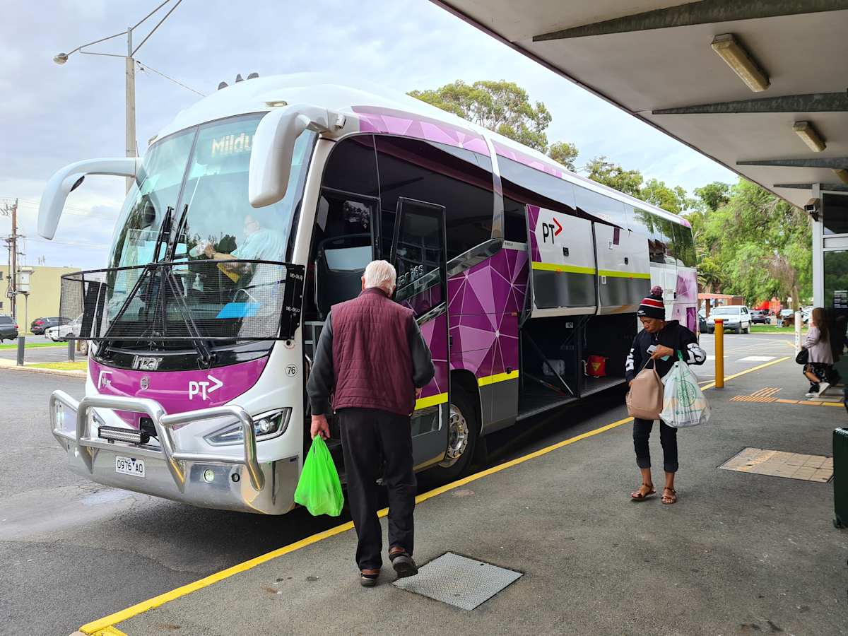 On the buses for track upgrades On the buses for track upgrades