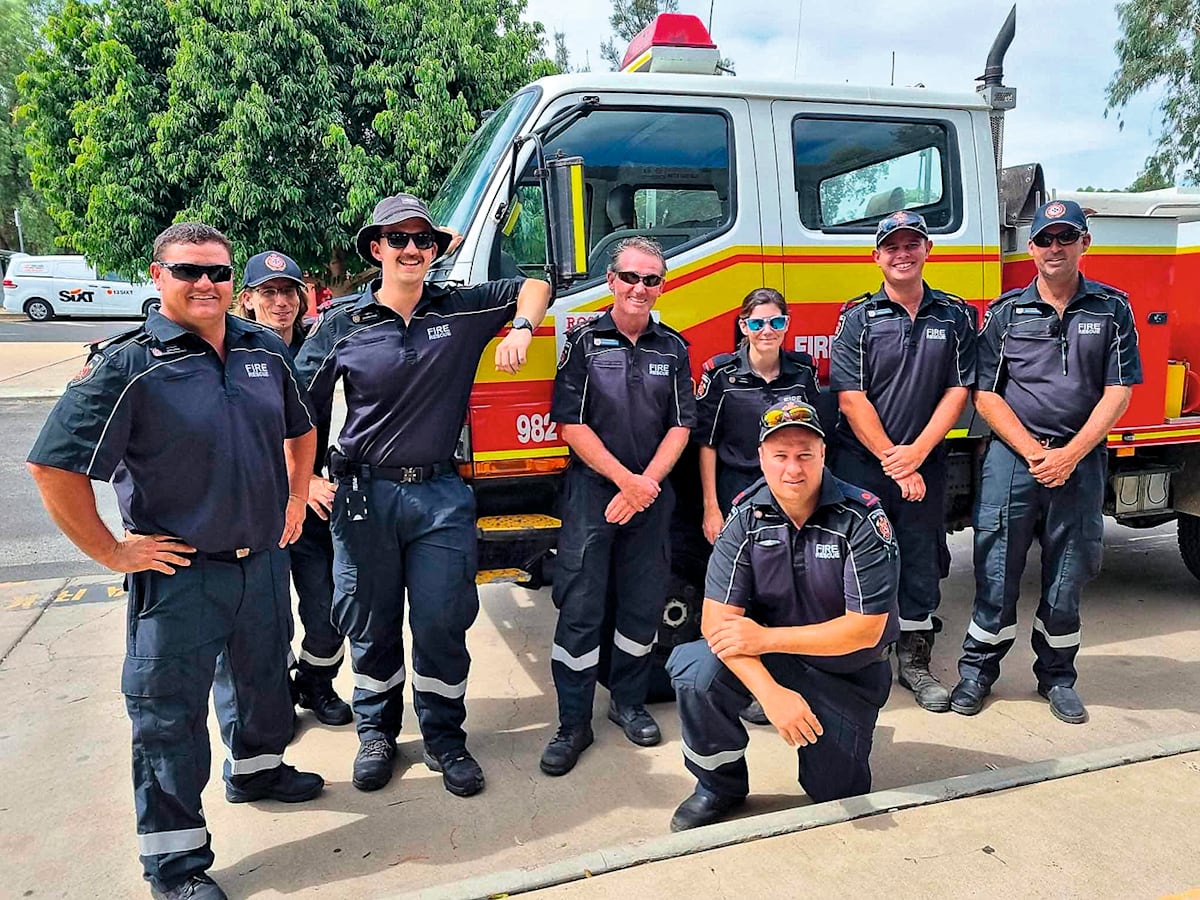 Rosewood QFES team assist with Miles wildfires