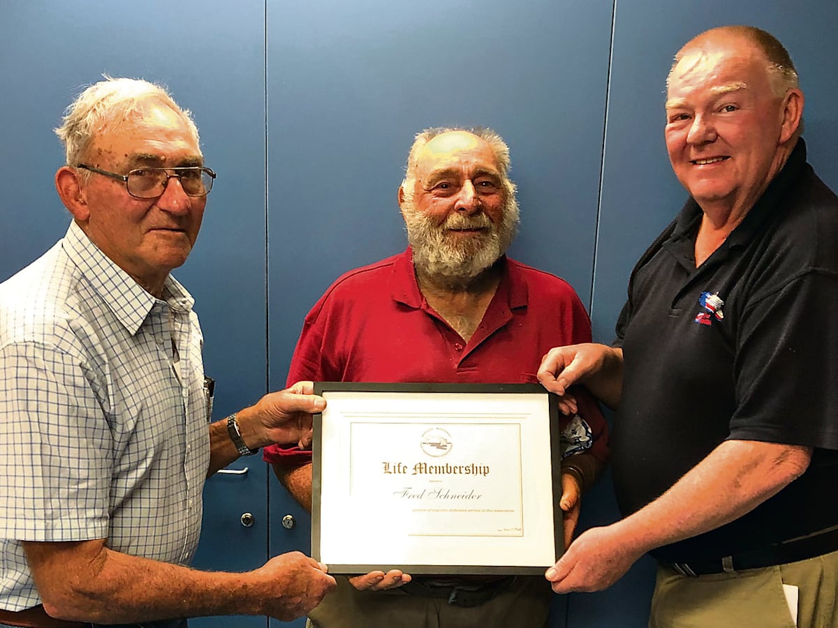 Fisherman Fred honoured with a Life Membership