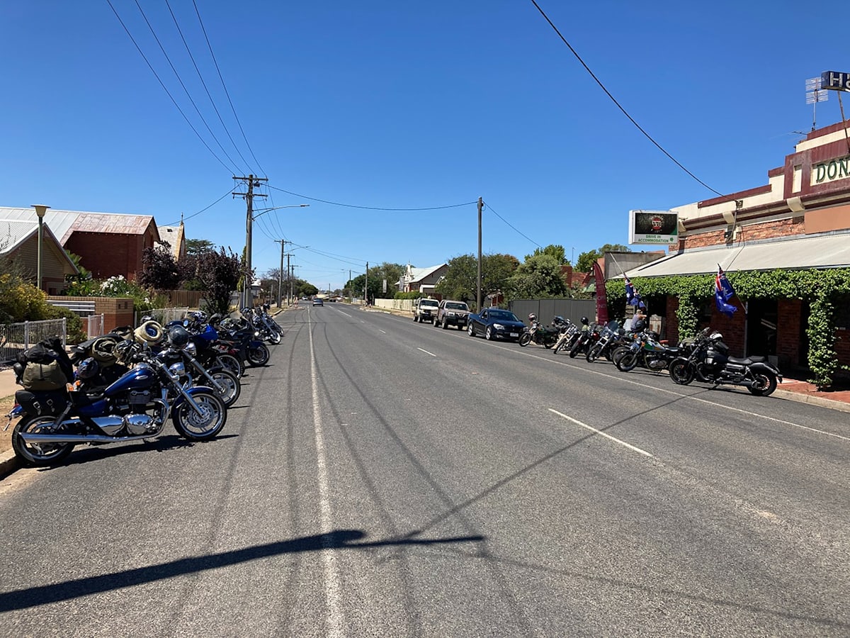 Rally Riders Take a Break