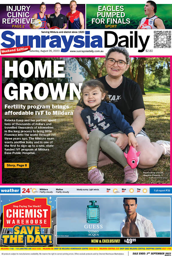 Sunraysia Daily - Saturday, August 26, 2023
